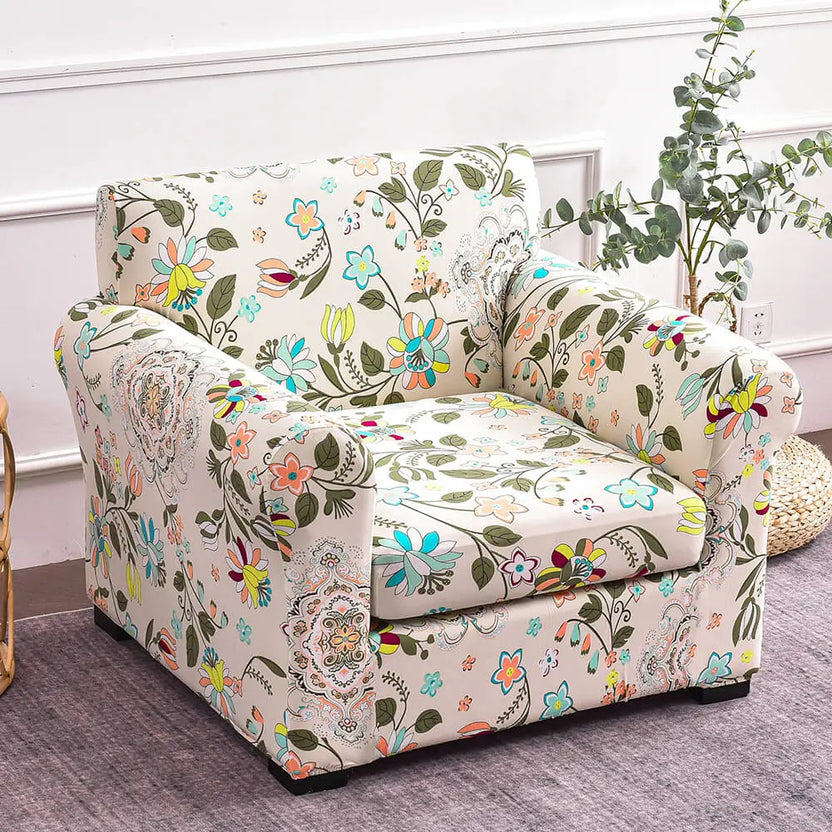 Sofaprint Armchair Slipcover 2 Pieces Sofa Seat Cover - Crfatop