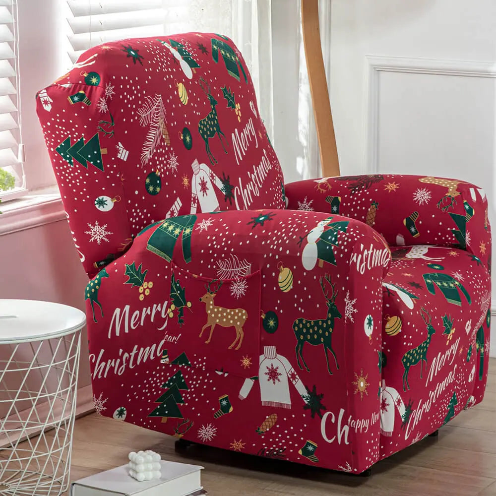 Stretch Recliner Couch Slipcover for Christmas - Crfatop